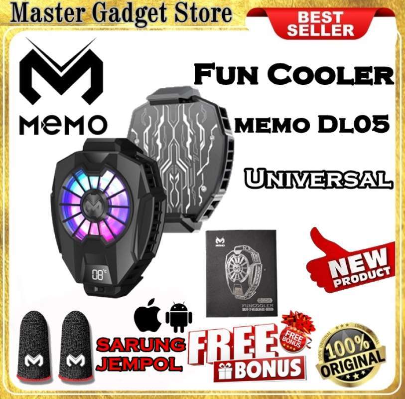 Jual Memo DL05 Fan Cooler Radiator Pendingin HP Coolingfan Gaming RGB ...