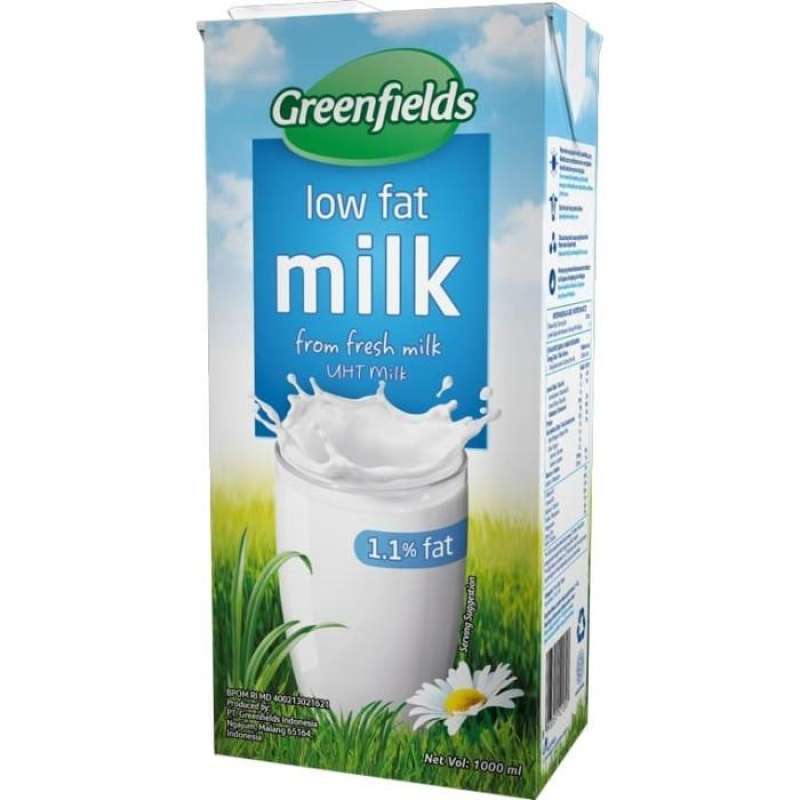 Jual SUSU UHT Greenfields Low Fat 1 Liter di Seller Inti Jaya Bersama ...