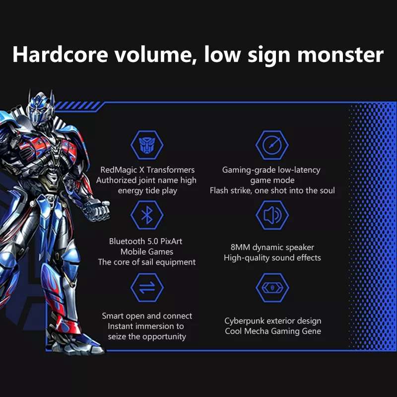 Jual Redmagic Cyberpods Transformers Autobot Edition Tws Gaming ...