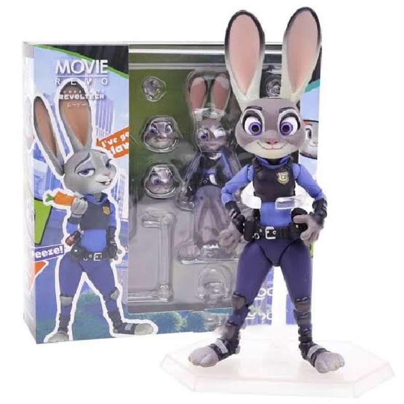 Jual Action Figure Revoltech Zootopia Judy Non Original di Seller ...