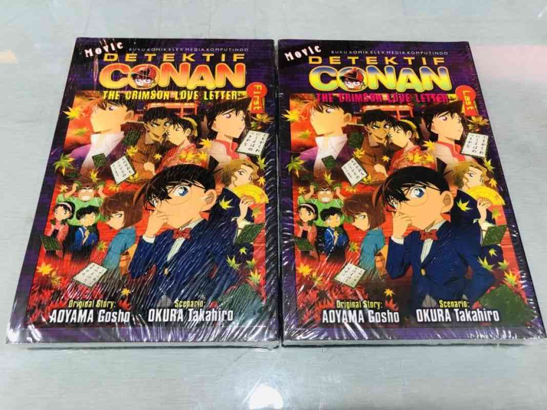 Jual Buku Komik Detektif Conan Movie The Crimson Love Letter Satuan di Seller antique mise ...