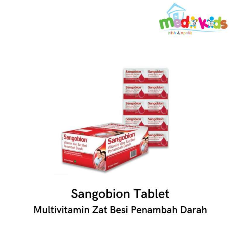 Jual Sangobion Tablet Strip / Box - Vitamin Zat Besi Penambah Darah ...