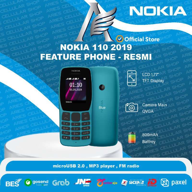 Promo Nokia 110 DS 2019 Feature Phone Garansi Resmi Spesial Diskon 12% ...
