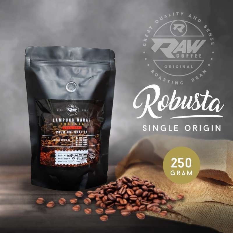 Jual KOPI ROBUSTA LAMPUNG SINGLE VARIETAS, PREMIUM QUALITY - 250 GRAM ...