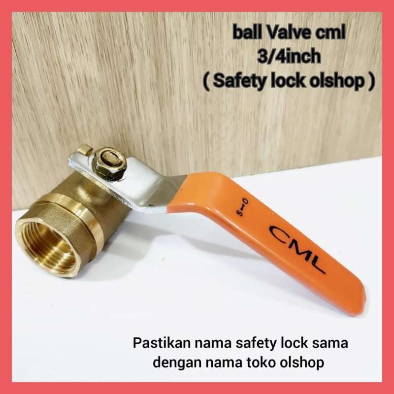 Jual Ball Valve Kuningan 3/4 Nikken Di Seller Safetylock - Pegadungan ...
