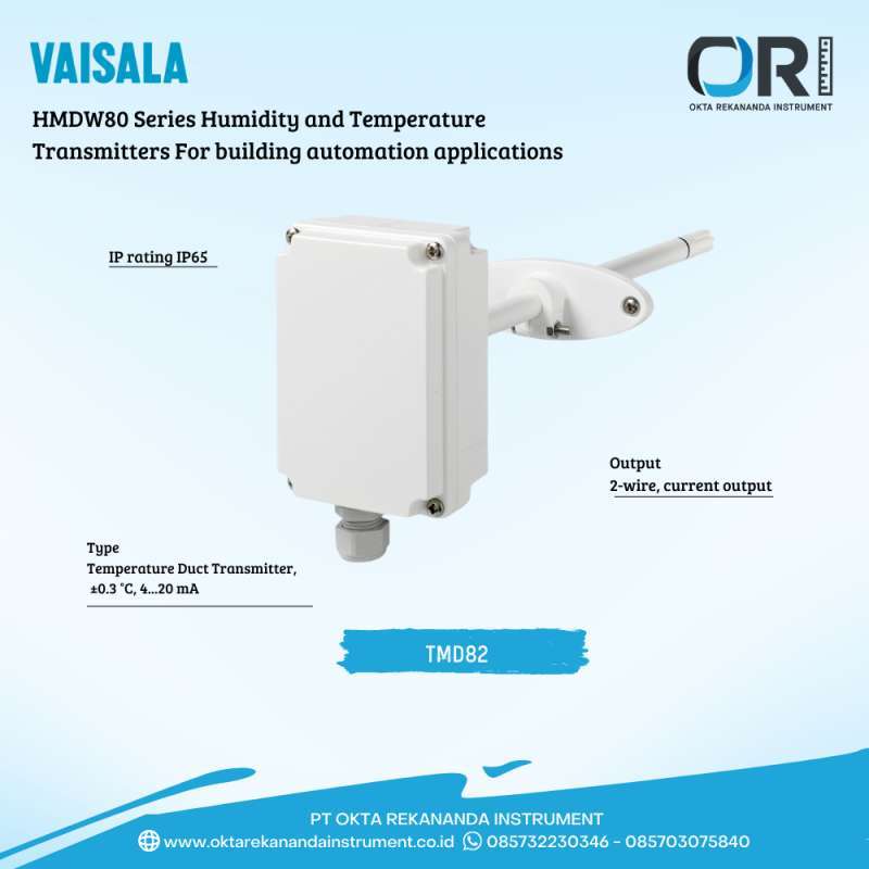 Jual VAISALA TMD82 (Humidity and Temperature Transmitters For building ...