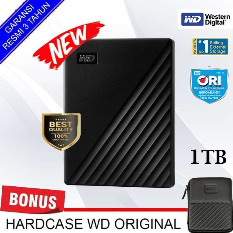 Jual WD My Passport 1TB Hitam - HD HDD Hardisk Eksternal External 2.5 di Seller Cullen darrel ...