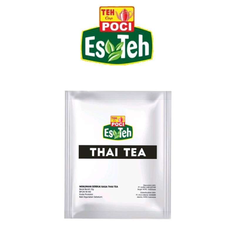 Jual Serbuk Buah Penambah Rasa Teh Poci Ori MURAH 10 saset Thai Tea ...