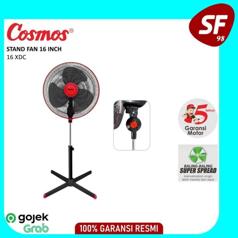 Promo Stand Fan 16 Cosmos 16Xdc Hitam Diskon 10% di Seller Faliha Shop ...