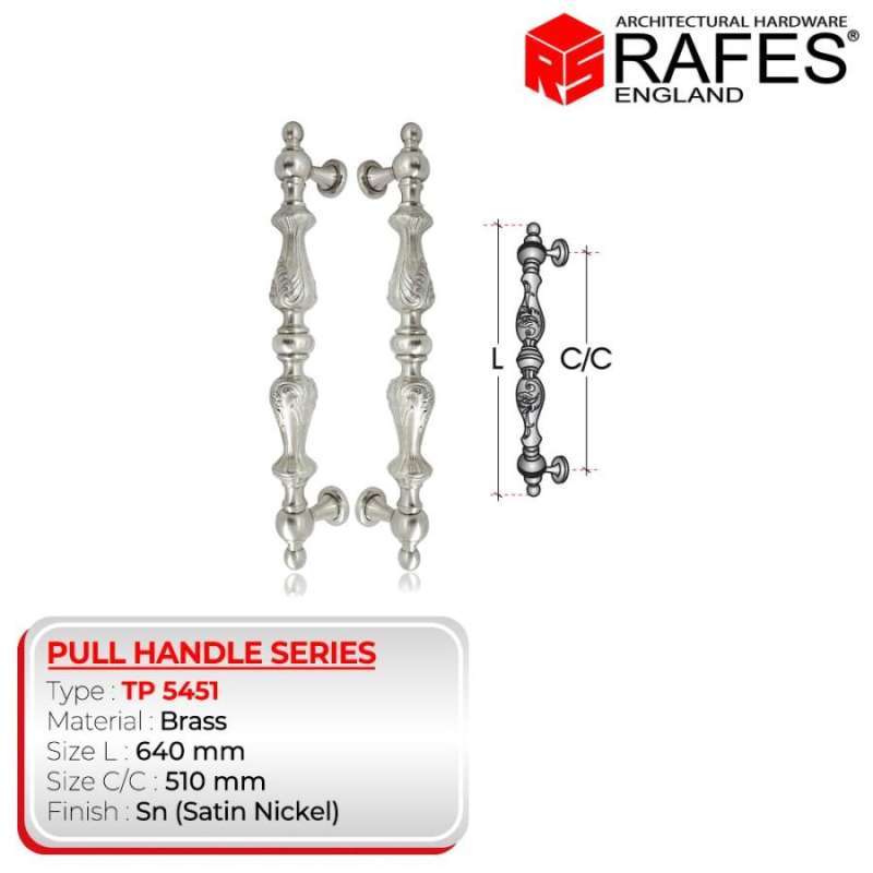 Jual HANDLE PINTU / ANTIQUE PULL HANDLE BRASS RAFES | 2 VARIAN UKURAN ...