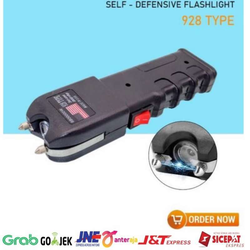 Jual Stungun 928 Stun Gun Senjata Kejut Listrik Alat Setrum Self ...