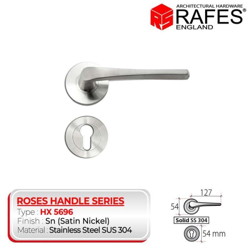 Jual ROSES HANDLE ALUMINIUM RAFES STAINLESS STEEL 304 HX 5696 di Seller ...