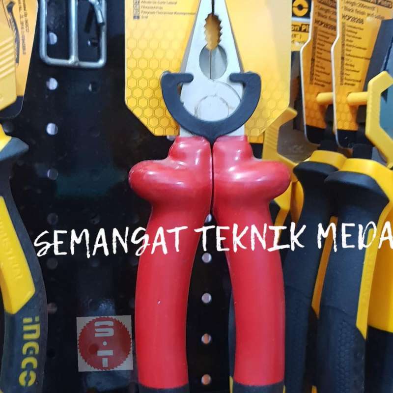Jual TANG KOMBINASI ELEKTRIK ELECTRIC INSULATED PLIERS 7 7 INGCO di ...
