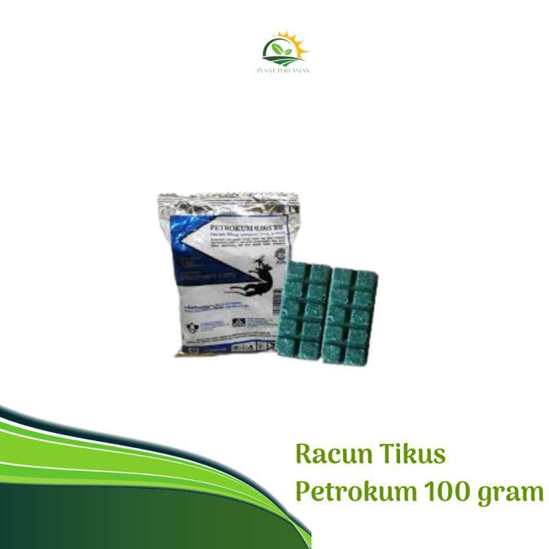 Jual Racun Tikus Petrokum 100 gram mati kering 0,005 BB insektisida ...