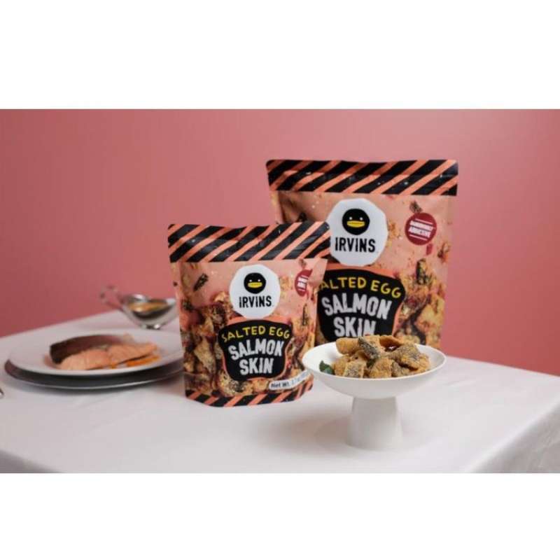 Jual Irvins Salted Egg Salmon Fish Skin Termurah - Harga Grosir ...