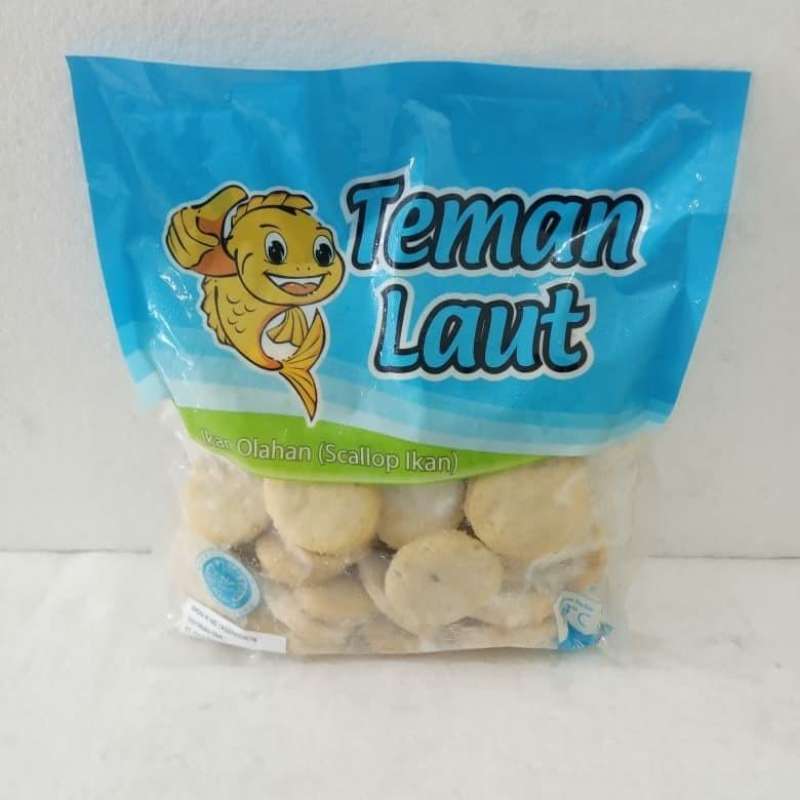 Jual Teman Laut ikan olahan scallop ikan baso ikan scallop 500gr HALAL ...