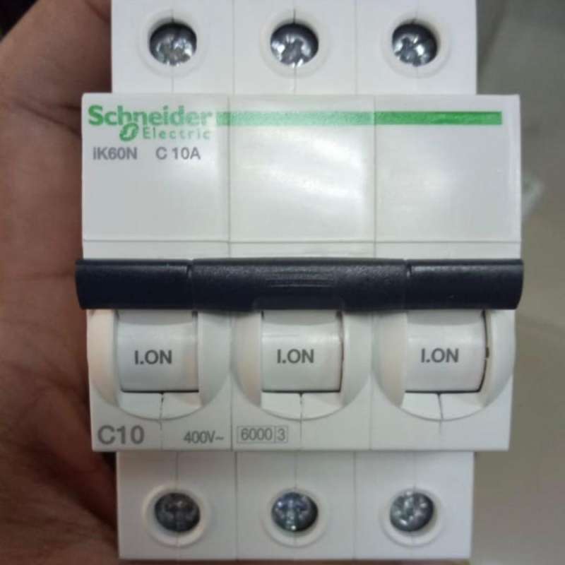 Jual mcb 1p / 3p schneider 1 / 3 pole 6a 10a 16a 20a 32a 40a 50a 63 ...