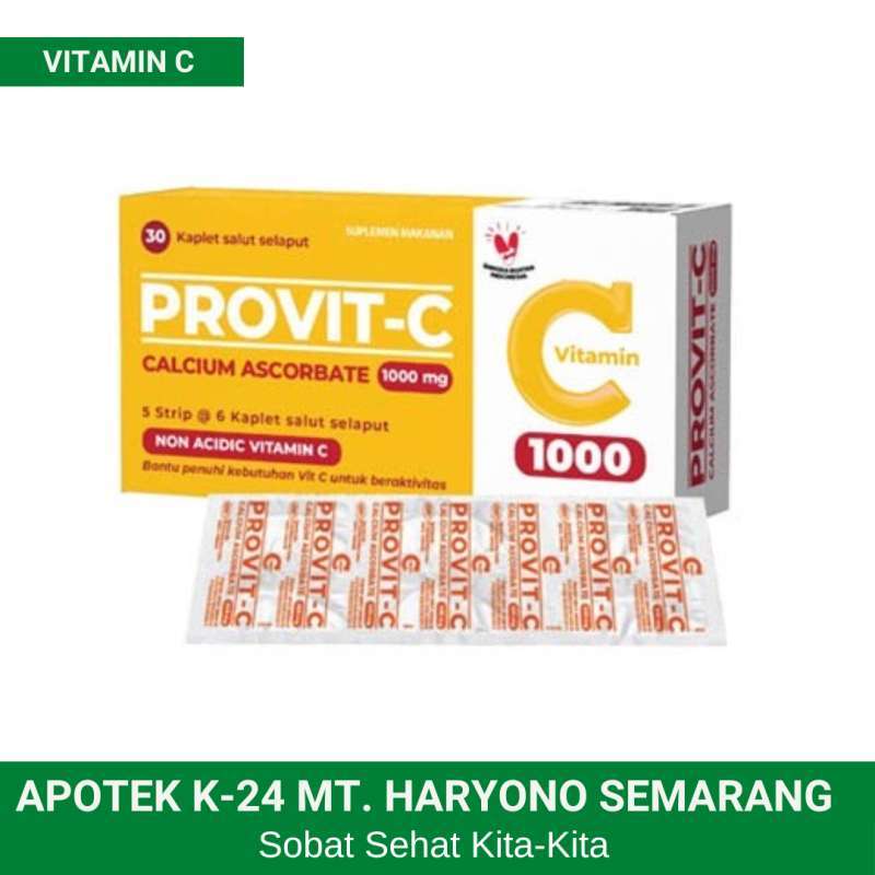 Jual Provit C 1000 Mg 6 Kaplet - Vitamin C Tidak Asam Di Lambung Di ...