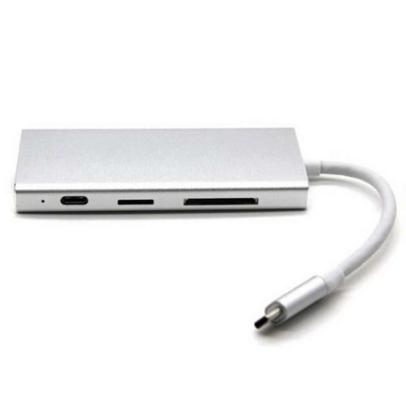 Jual Adapter Splitter Hub Tipec 7 in 1 3port Usb 3.1 + Hdmi + Card ...