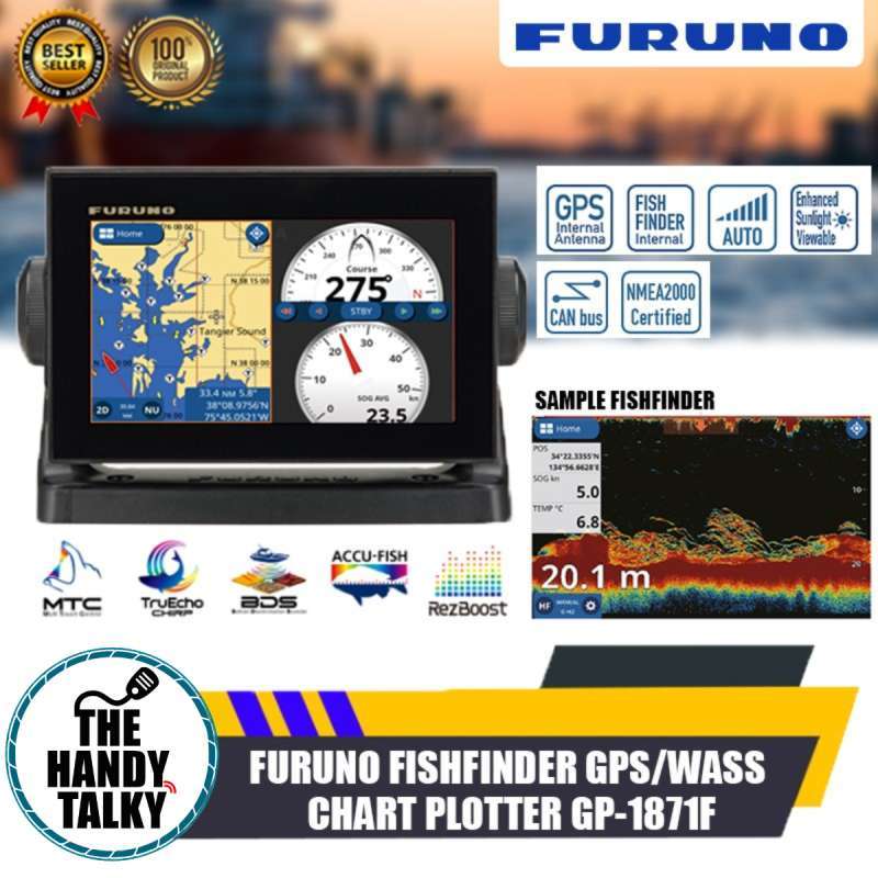 Jual FURUNO GP 1871F GP1871 FISHFINDER GPS CHARTPLOTTER TRANSDUCER 520-5PSD di Seller ...
