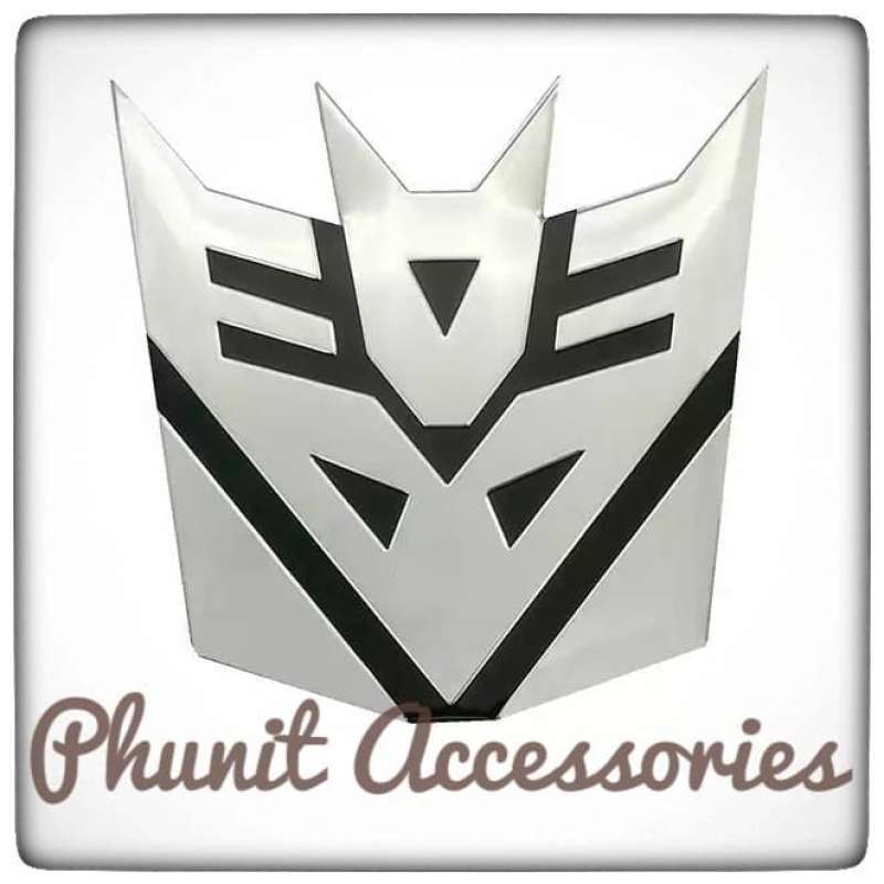 Jual Emblem Stickers 3D Aluminium Transformers Decepticon Mobil di ...