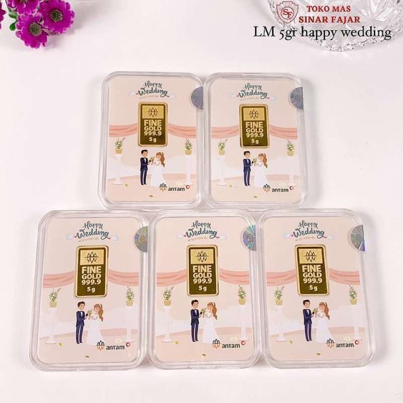 Jual Sinar Fajar - Lm Antam X Hartadinata Emaskita Edisi Happy Wedding ...