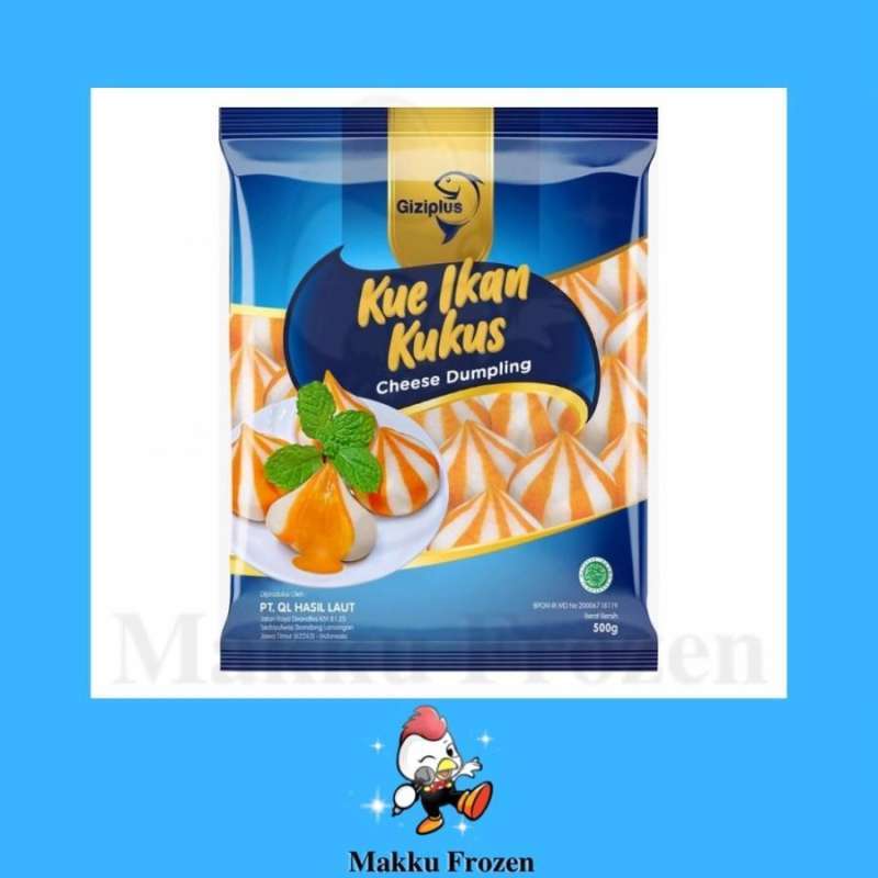 Jual Giziplus Kue Ikan Kukus Cheese Dumpling 500gr , Makanan Beku Halal ...
