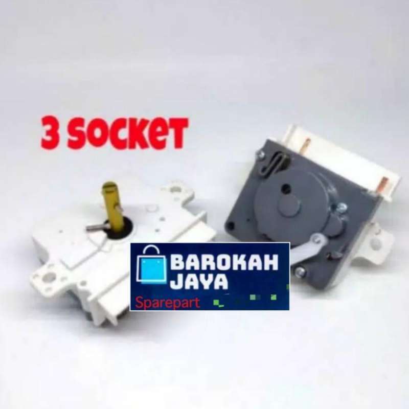 Jual Timer 3 SOCKET Model sanyo Mesin Cuci Switch Sharp Scun - Saklar ...