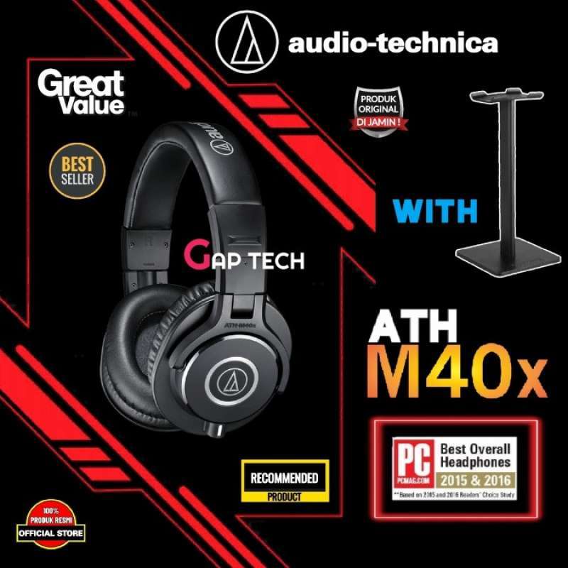 Jual Audio Technica Ath M40X / Ath-M40X Professional Monitor Headphones ...