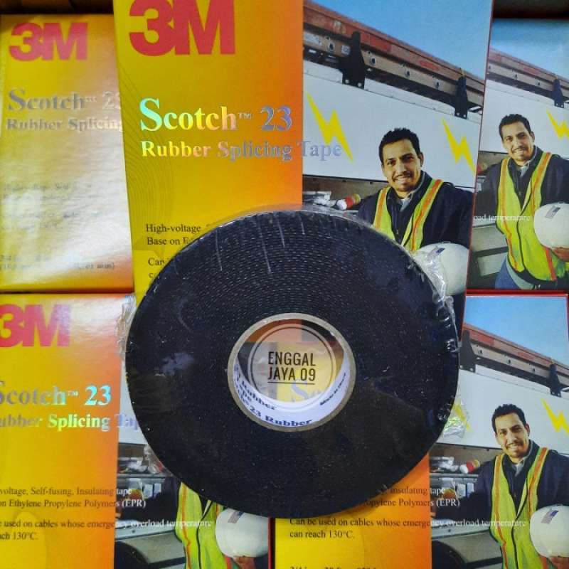 Promo Isolasi Listrik 3M Scotch23 Rubber Splicing Tape 19Mm X 9,1M X 0,761Mm Diskon 17% di ...