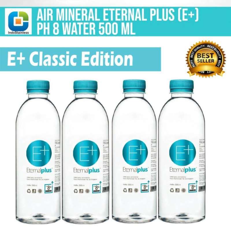 Jual Air Mineral Eternal Plus (e+) 500ml Water For Family Ph 8 ...