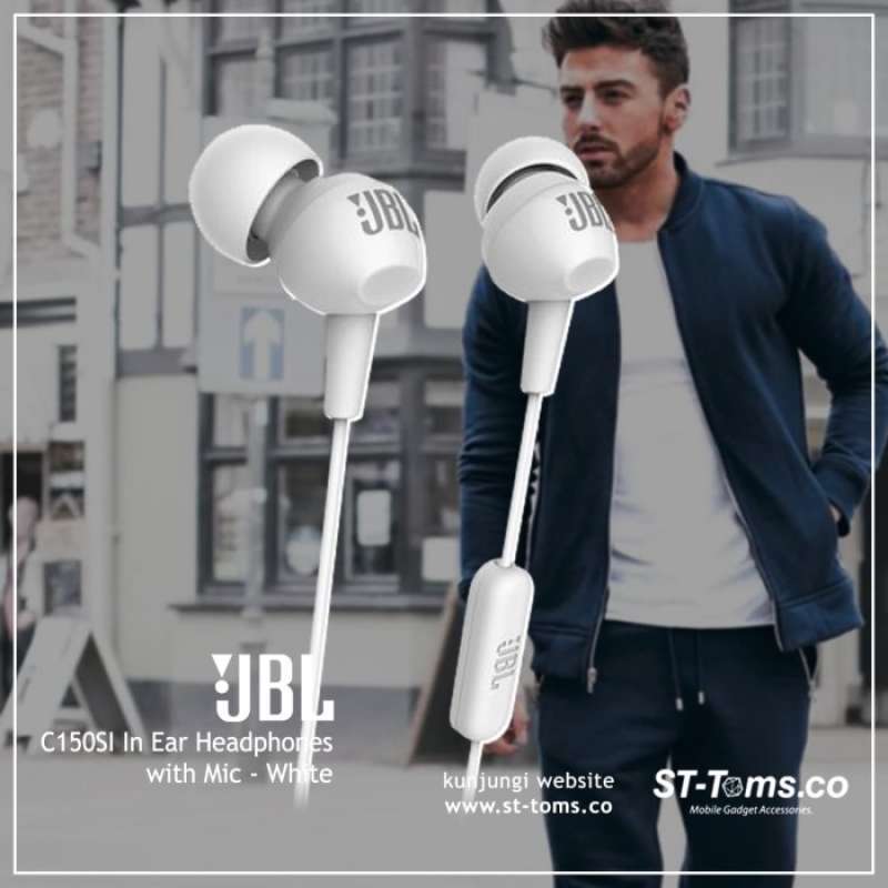 Jual Jbl C150Si In Ear Headphones With Mic Jbl C100Si New Model Garansi ...