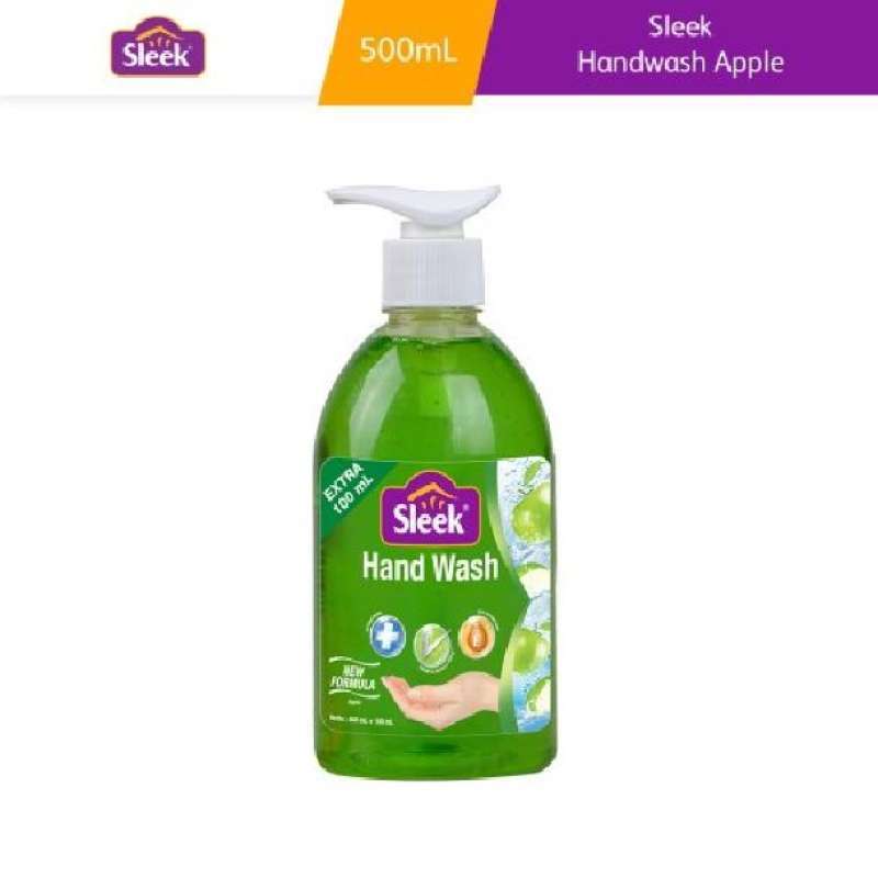 Promo Sleek Handwash Apple Botol 500mL - Sabun Cuci Tangan Diskon 49% ...