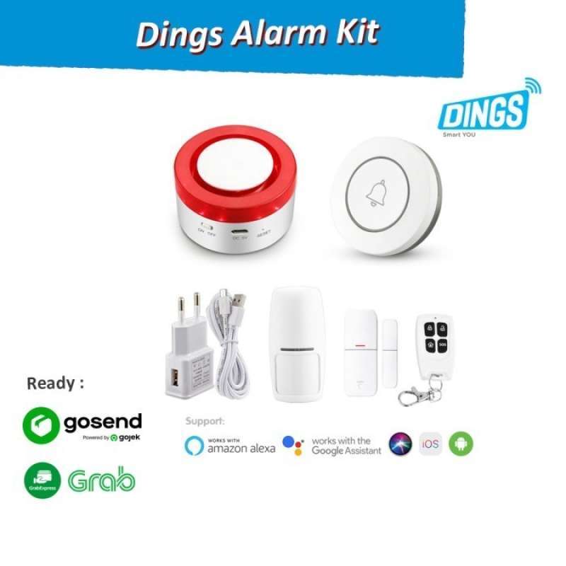Jual Promo Dings Smart Alarm Kit - Paket Alarm Pintar Smart Home di ...