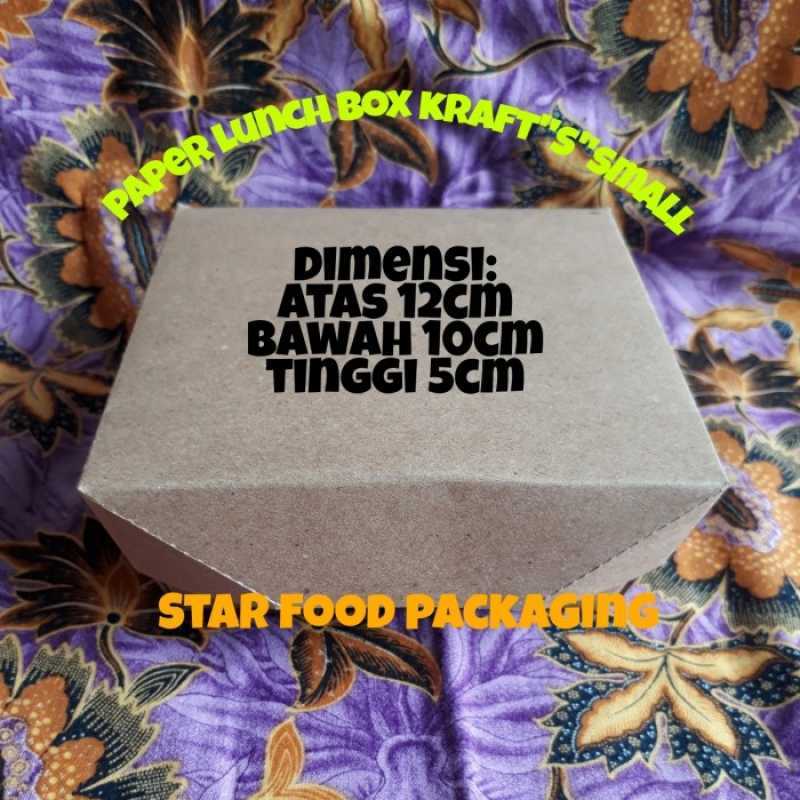 Jual Paper Lunch Box Kraft Ukuran S/Small (50Pcs) di Seller Dapoer Mita ... Jual Paper Lunch Box Kraft Ukuran S/Small (50Pcs) di Seller Dapoer Mita ...