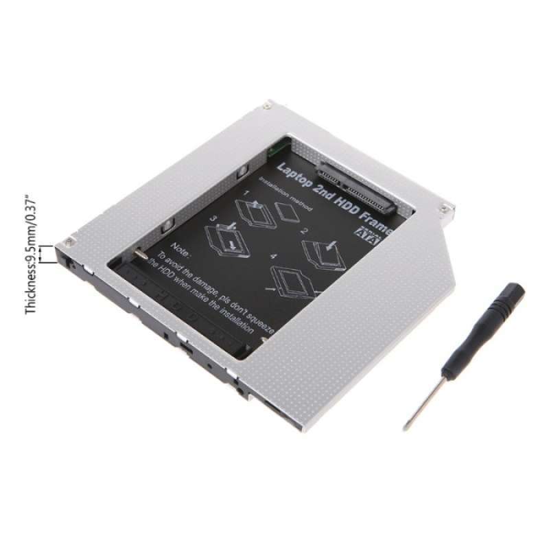 Jual Modul Caddy Hard Drive Disk Universal 9.5mm Pata Ide Ke 2nd Sat di ...