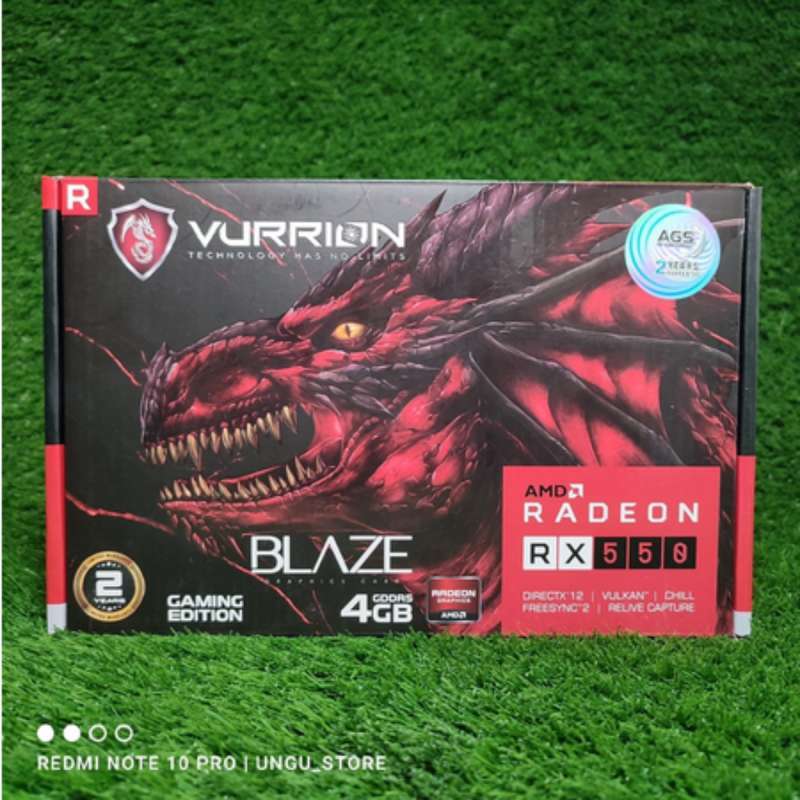 Jual Vurrion Rx550 Gddr5 4gb 128bit - Vga Card Di Seller Ungu Store Id ...