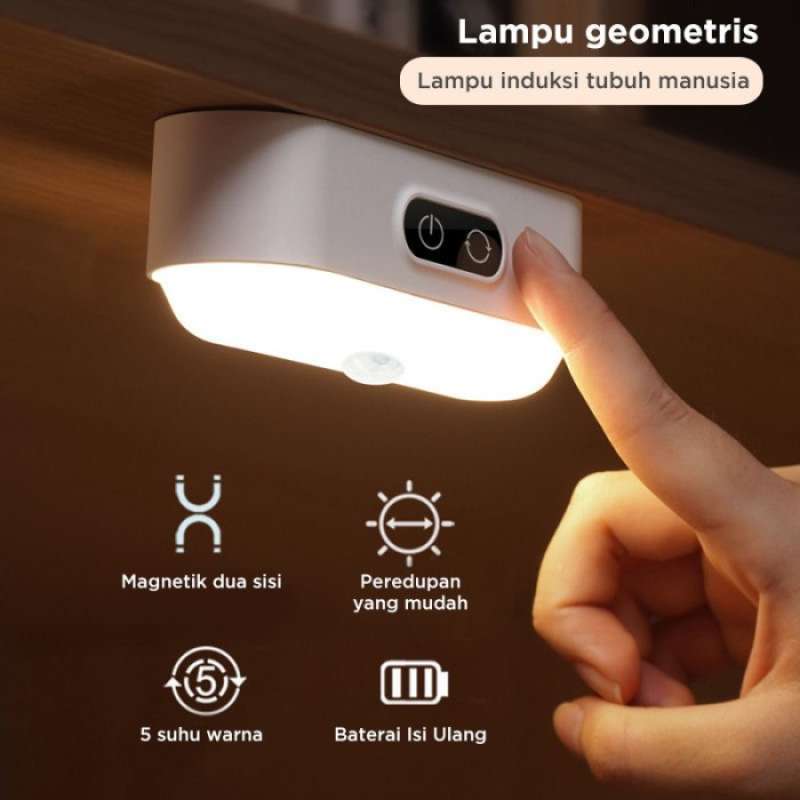 Promo Lampu Sensor Gerak Led Wireless Multifungsi Lampu Tidur Dan Belajar Diskon 13% di Seller ...