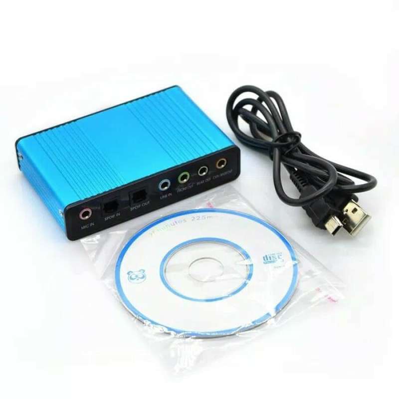 Jual Sound card external usb 6 channel 5.1 untuk audio SPDIF optical di ...