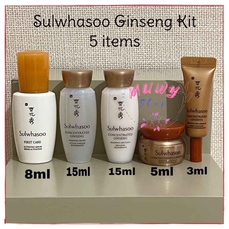 Jual Sulwhasoo Concentrated Ginseng Renewing Kit 5 items di Seller ...
