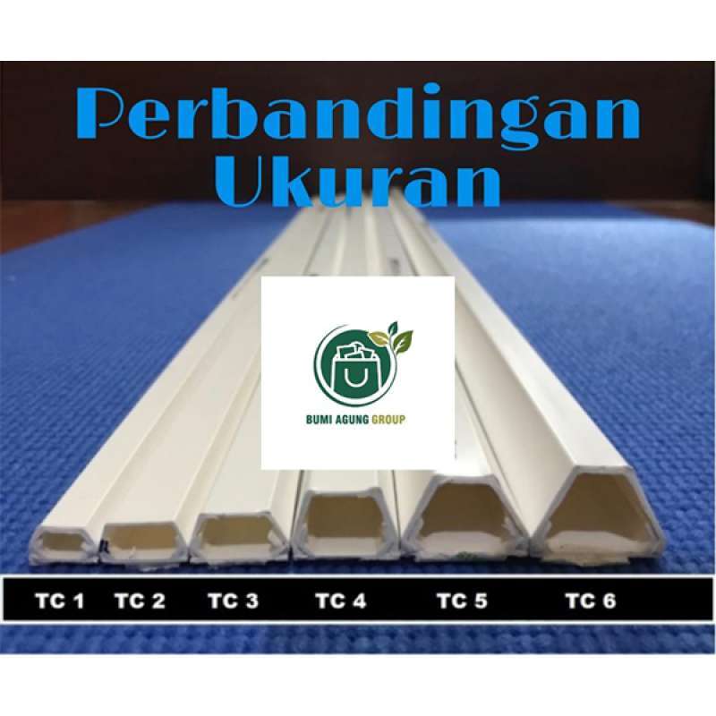 Jual Kabel Protektor NISO TC 1 2 3 4 5 6 / kabel duct cable duct protector - Pack Bubble TC2 di ...