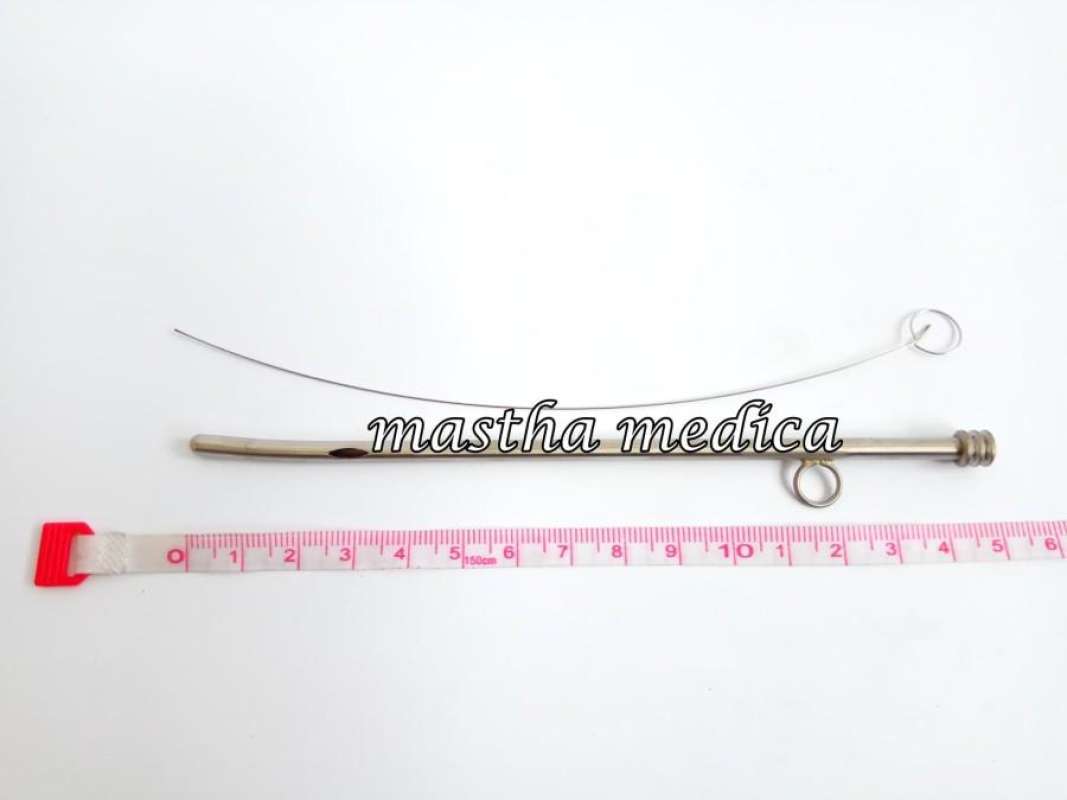 Promo Metal Kateter Urine Cateter stainless steel Catheter 12FR ...