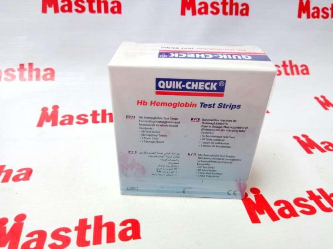 Promo Refill Isi Ulang Strip Hemoglobin Hb Quik Quick Cek Check Ceck ...