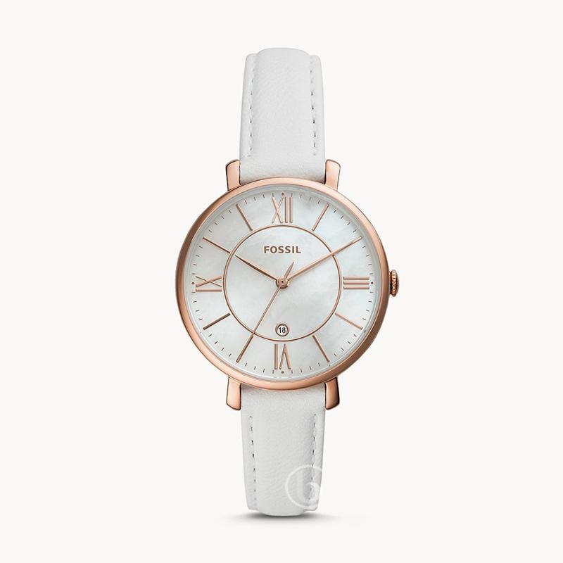 Promo FOSSIL Jacqueline Three-Hand Date MOP Dial Original Jam Tangan ...
