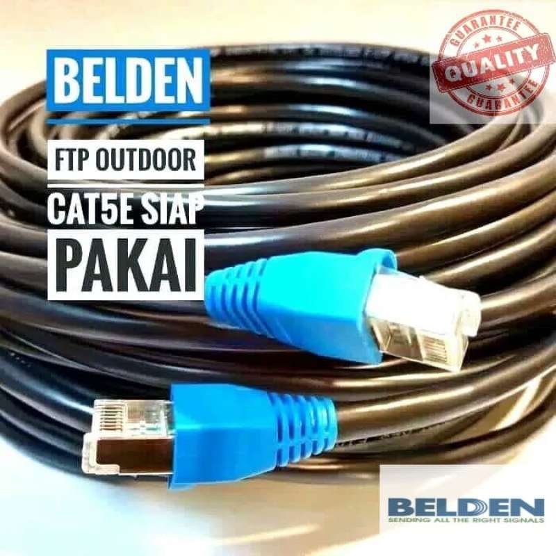 Promo Belden Cat 5E Ftp/Stp Lan Outdoor Panjang 50 Meter Siap Pakai Diskon 16% di Seller Ghazlan ...