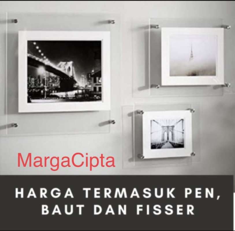 Jual Acrylic/Akrilik Frame Poster /Wall Display Poster A2 2Mm 3Mm (Mix ...