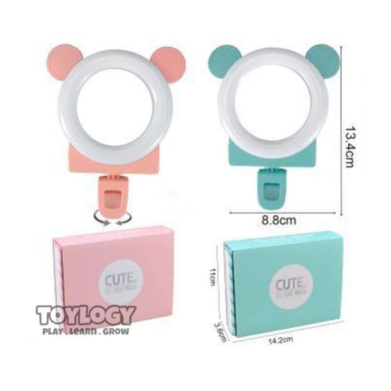 Promo Toylogy Mini Ring Light Cute Fill Mirror Lamp Lampu Alat Selfie ...