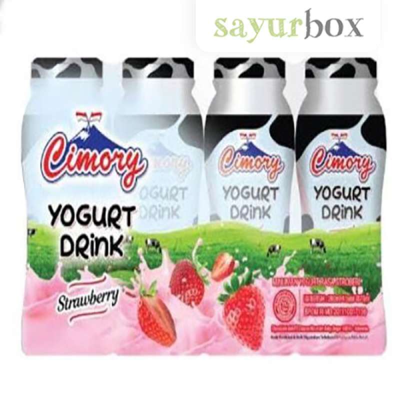 Jual Cimory Yogurt Drink Strawberry 1 Pack Isi 4 Pcs X 65 Ml Sayurbox - Jkt Di Seller Sayurbox ...