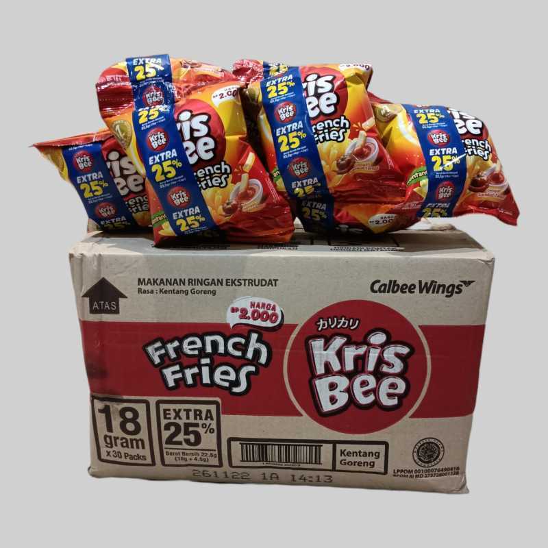 Jual Krisbee Fries Kentang Goreng Jumbo Snack 9gr [40 Pcs/karton] Di ...
