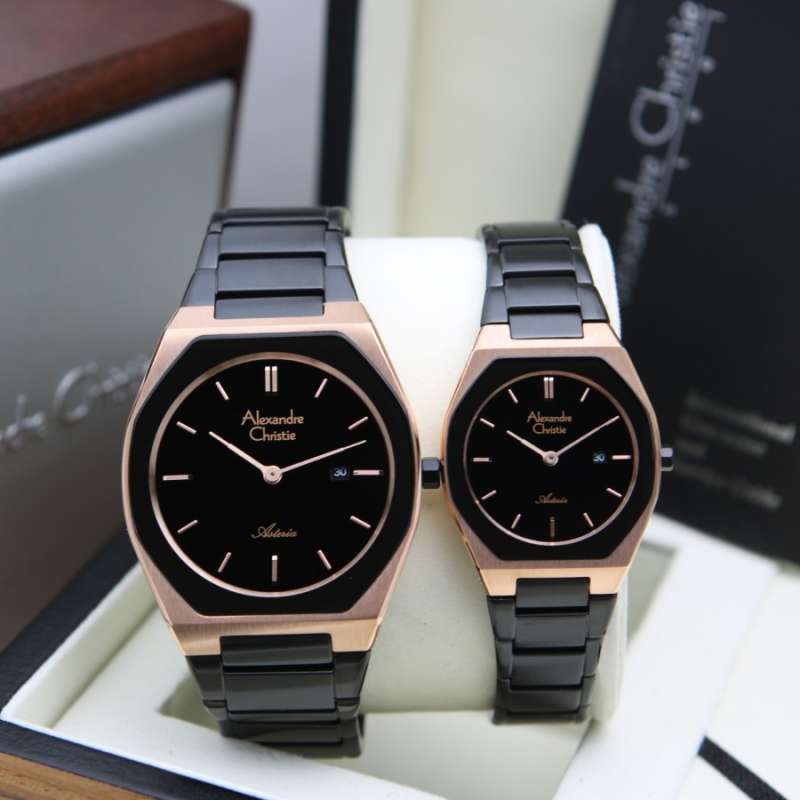Jual JAM TANGAN COUPLE ALEXANDRE CHRISTIE AC 8670 MDB LDB SERIES ...